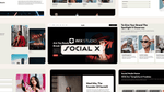 SocialX - Website Template For Social Media Agencies & Social Media Ma ...