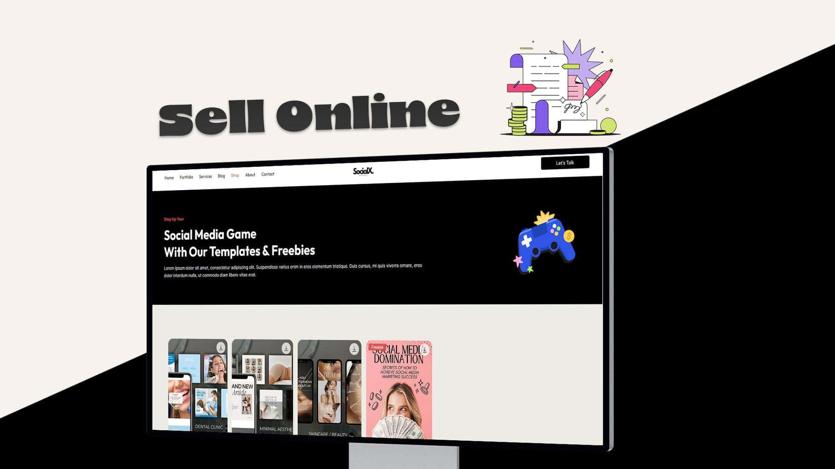 SocialX - Website Template For Social Media Agencies & Social Media Ma ...